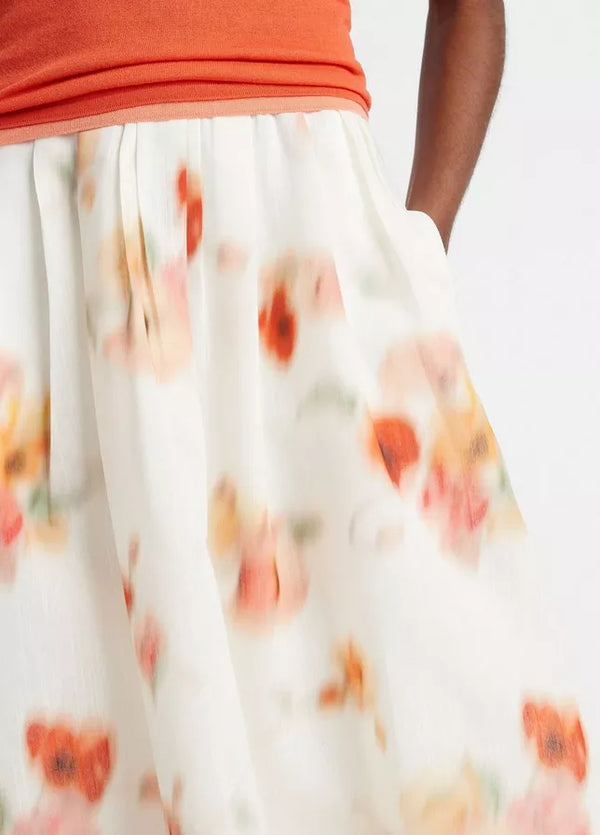Vince Poppy Blur Gathered Skirt - Puritan Cape Cod Vince Poppy Blur Gathered Skirt - Puritan Cape Cod
